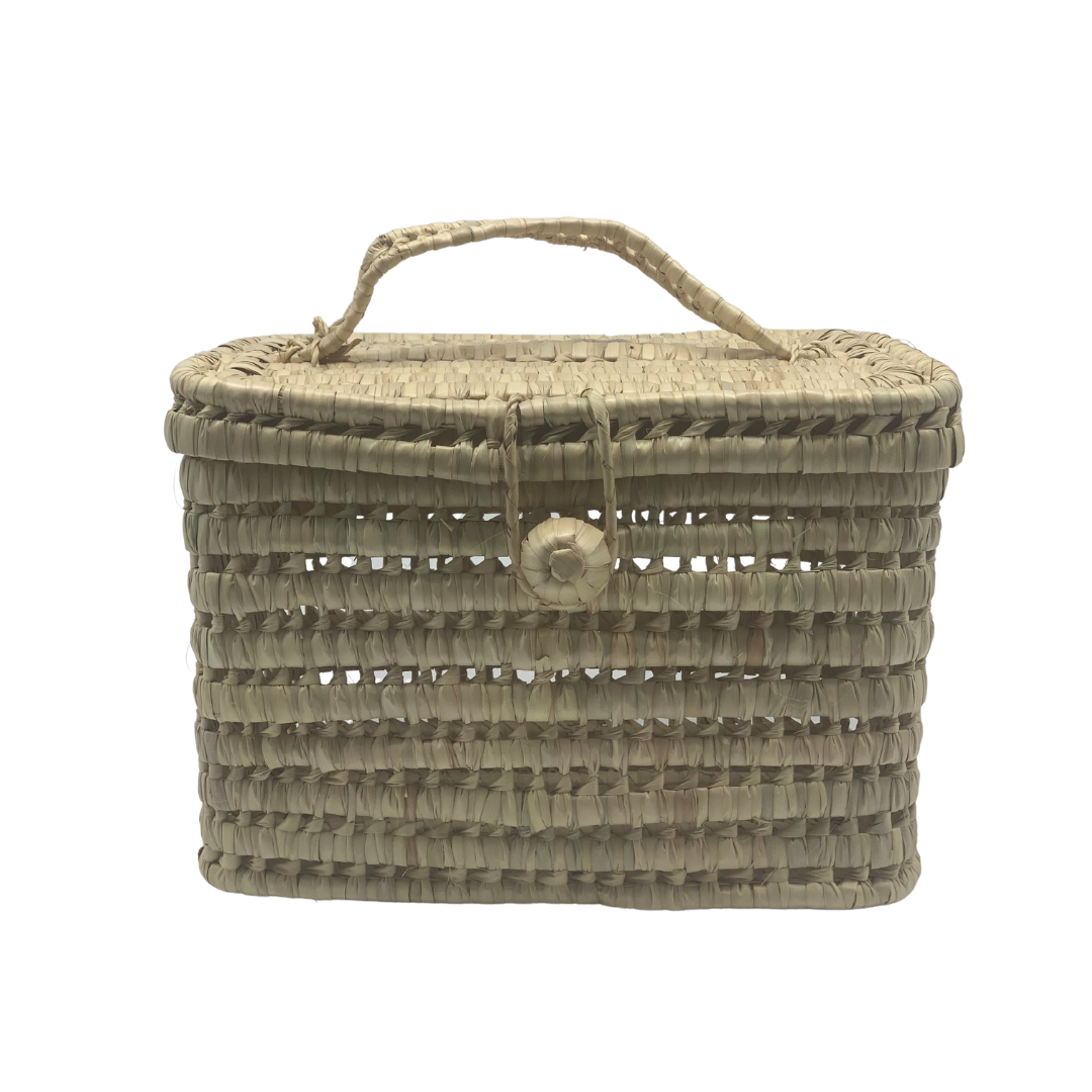 Rafia Storage Basket Large – Artisans du Maroc